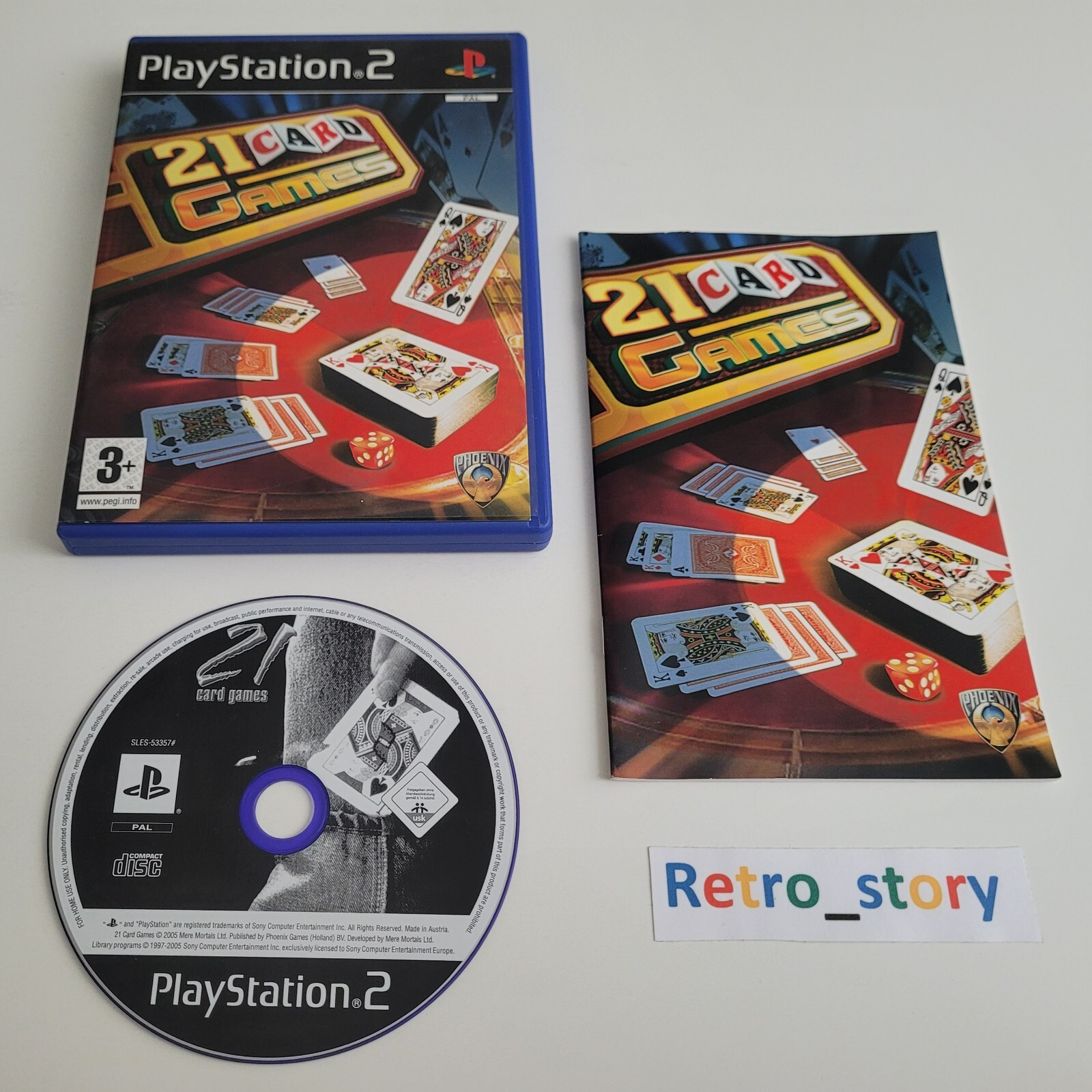 21 jeux de cartes PlayStation 2 PAL - Prix - Photo - Présentation