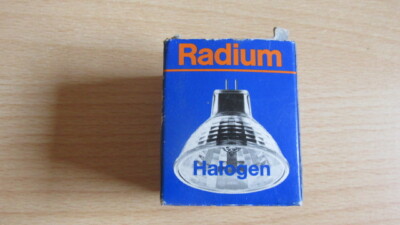 Radium Halogen 12 V 20W Kaltlichtreflektorlampe mit Abdeckscheibe | eBay.de