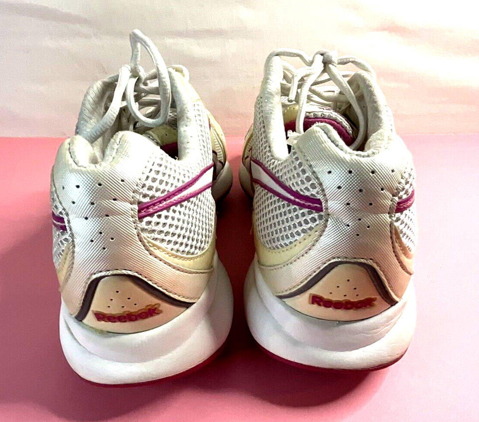 Reebok Womens Easy Tone Smoothfit 11-J07529 White Pink Running Shoes ...