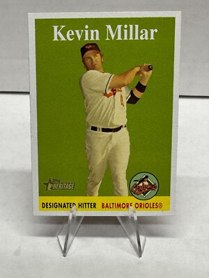 2007 Topps Heritage Baseball Card #279 Kevin Millar Baltimore Orioles ...