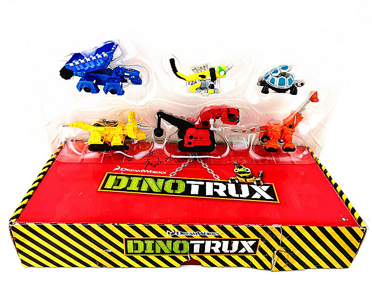 Mattel Dinotrux Dozer Skya D-Structs Ty Rux Diecast Dreamworks Toy Kids ...