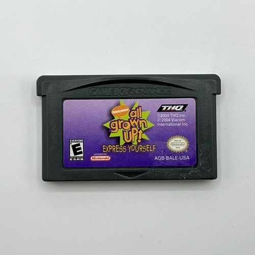 Nintendo Game Boy Advance All Grown Up! Express Yourself Tested Working ...