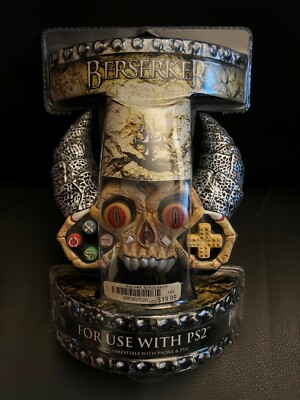 Berserker Freak Series Skull Controller by Gemini for PS2 Playstation 2 ...