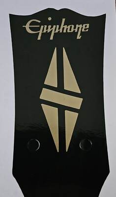1 Headstock Epiphone Gold Die-Cut Vinyl Decal With Diamond Logo. | eBay