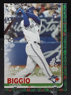 CAVAN BIGGIO 2019 TOPPS WALMART HOLIDAY ROOKIE BLUE JAYS D2 | eBay