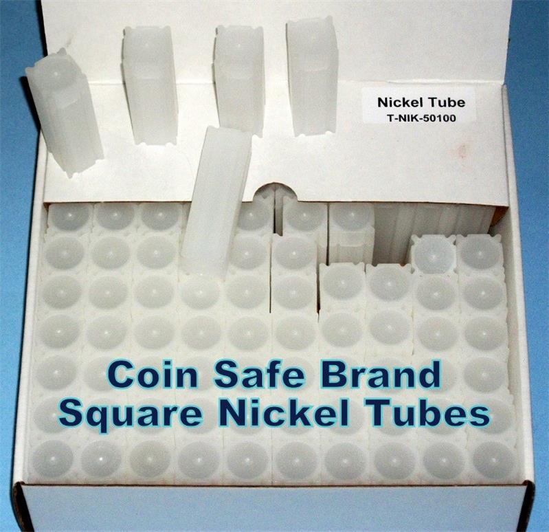 20 CoinSafe Square Tubes Assorted Sizes-You Pick- - COIN SAFE- Made in ...