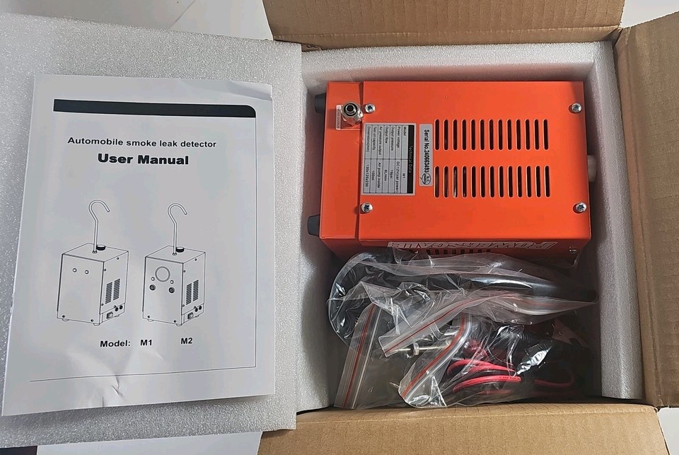 M1 Smoke Machine Automotive Leak Detector Built-in Air Pump, Leak ...