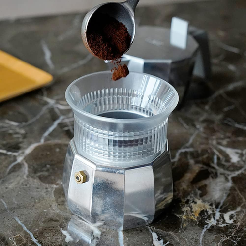 Moka Pot Dosing Funnel, 54Mm Stovetop Espresso Coffee Maker ...