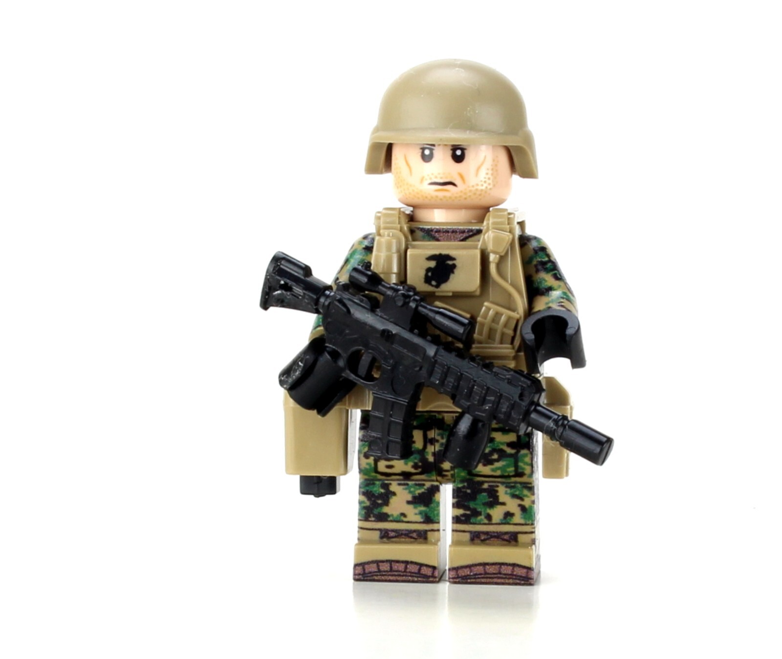 Marine Corps Infantry Woodland MARPAT Made With Real LEGO® Minifigure ...