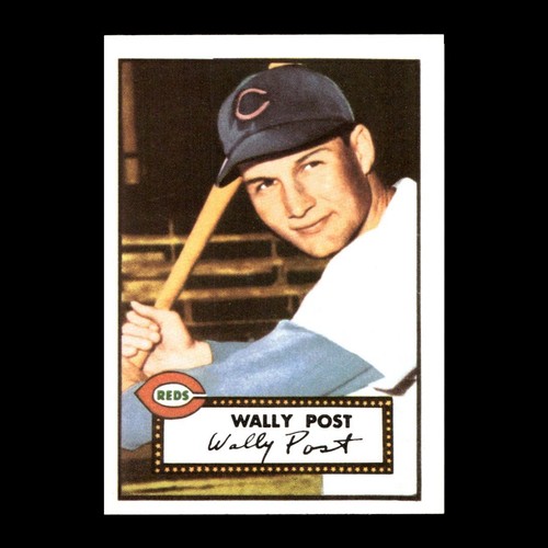Wally Post 1983 Topps 1952 Reprint Series Cincinnati Reds #151 NM+ Pack ...