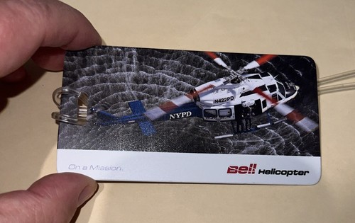 On A Mission. Bell Helicopter Luggage Tag | eBay