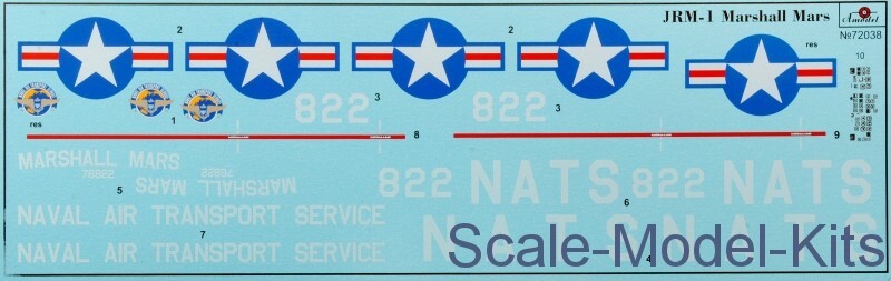 1/72 Amodel 72038 Martin JRM-3 Marshall Mars huge model kit limited ...