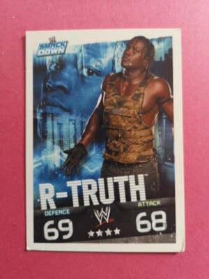 R Truth Smack Down Cartes Catch Slam Attax 2009 Topps Evolution | eBay