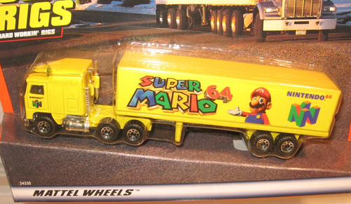 MATCHBOX Super Rigs Nintendo 64 Super Mario 1997 Tractor Trailer 1:64 ...