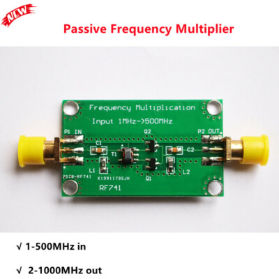 RF741 Passive Frequency Multiplier Input 1MHz-500MHz RF HF Frequency ...