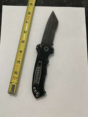 Gerber 06 Manual S30v Steel Folder Knife Tanto Blade G10 Grips ...