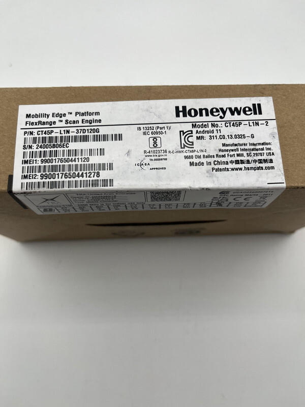 HONEYWELL CT45P-L1N-2 DATA COLLECTION BARCODE SCANNER W/BATTERY CT45P ...