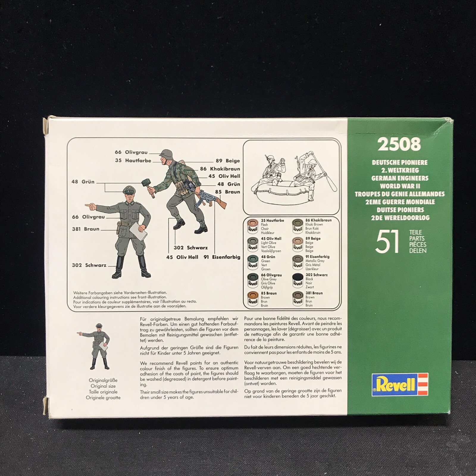 Revell #2508 WWII German Engineers 1:72 Acale 51Pc NIB | eBay