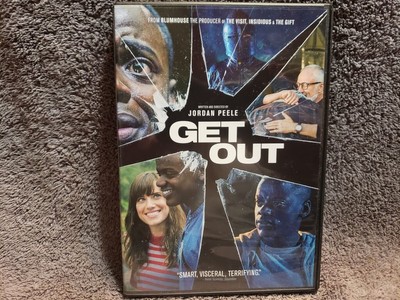 (GET3) USED DVD Get Out (WS, 2017) Daniel Kaluuya, Allison Williams ...