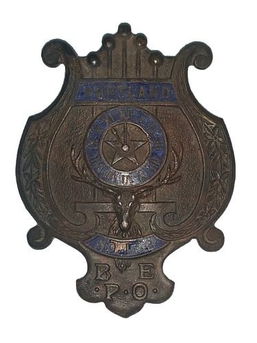 Rare Antique BPOE Portland Elks Musician Badge | eBay