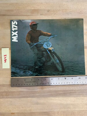 Used Vintage Yamaha MX175 Motorcycle Brochure VBY2 VBB | eBay