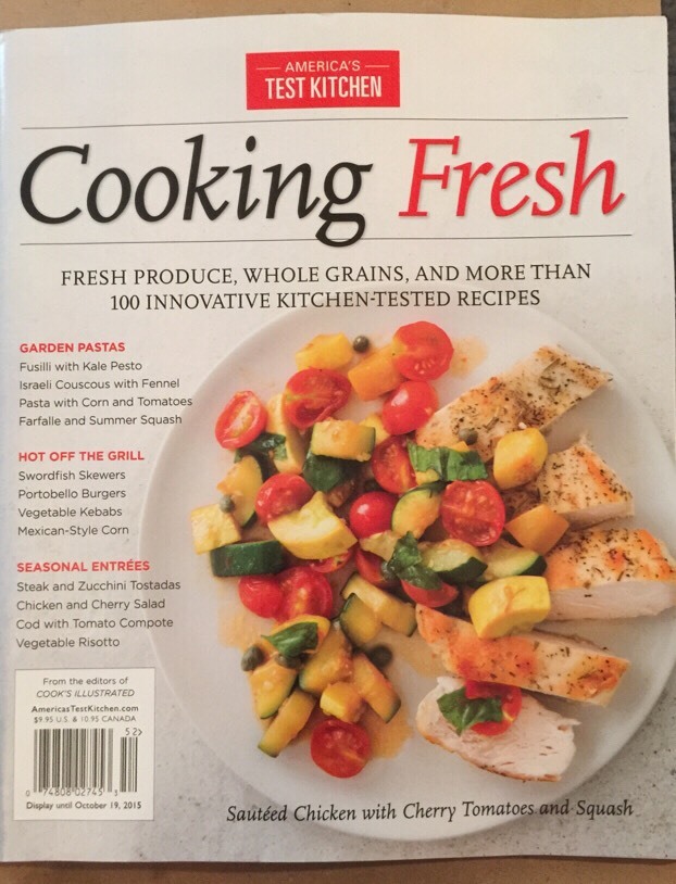 Cooking Fresh America's Test Kitchen ATK Garden Pasta Grill 2015 FREE ...