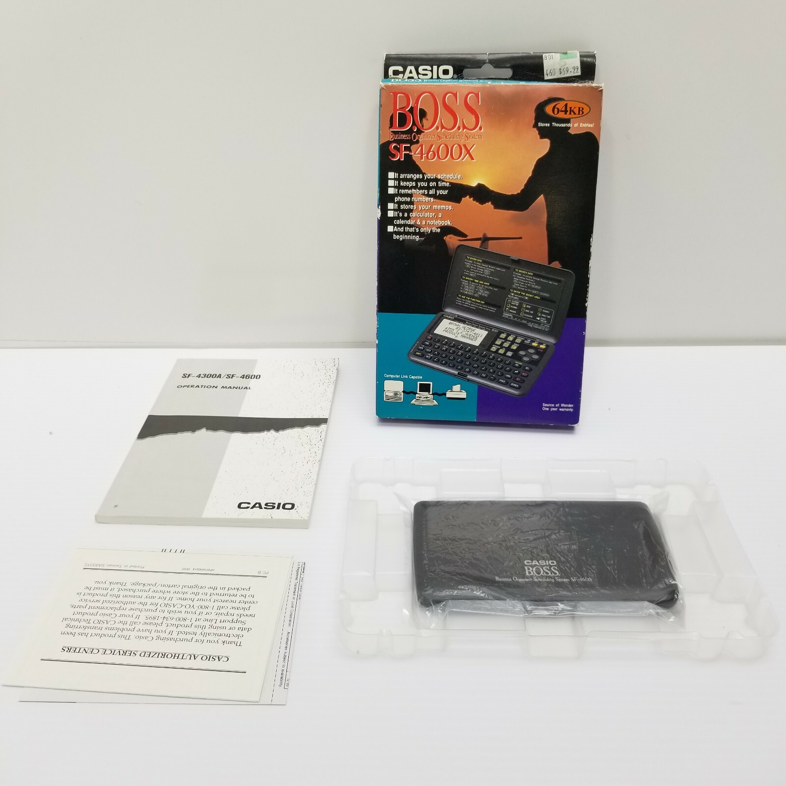 Casio BOSS SF-4600X - Business Organizer Scheduling System | eBay