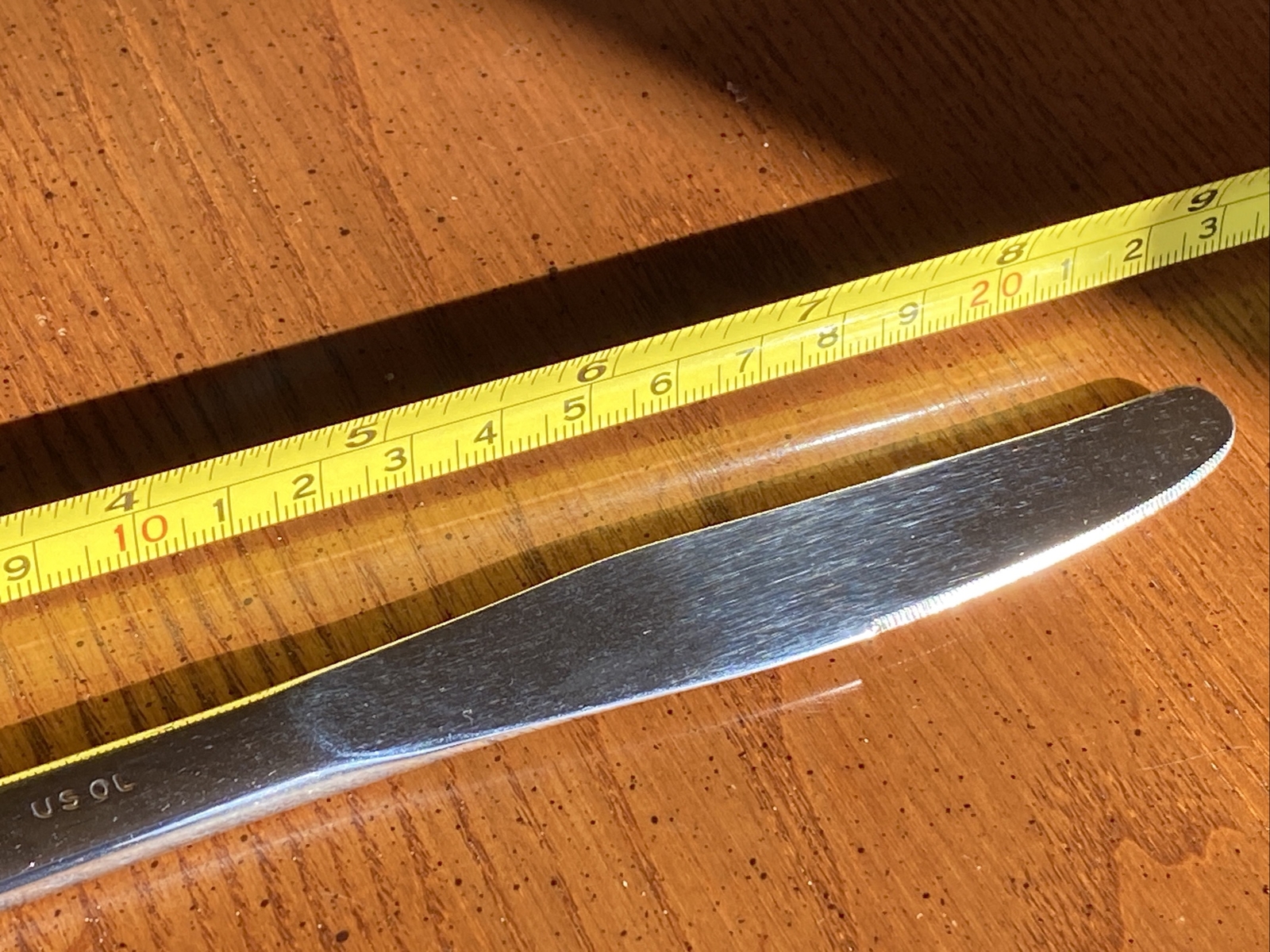 (1) Vintage USOL Mess Hall US OL Military Stainless Serrated Dinner ...