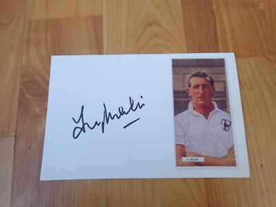 Echtes Signiertes Tony Marchi Tottenham Hotspur Weißes Indexkarte 6X4 ...
