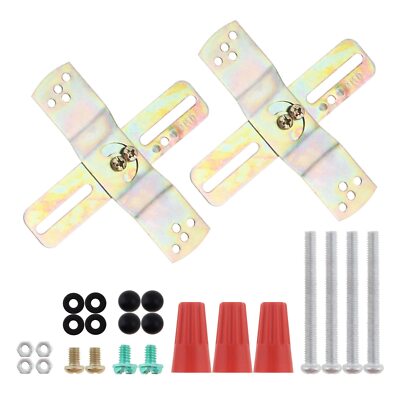 2 Pack Light Fixture Mounting Brackets Adjustable Mounting Plates Light ...