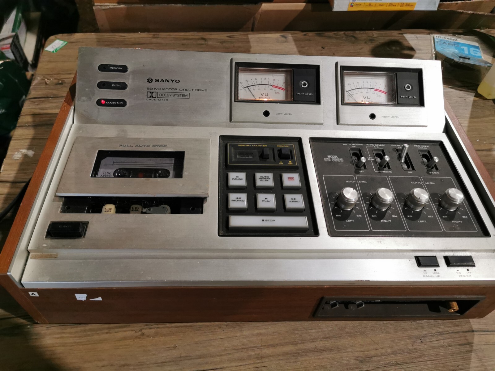 Sanyo RD-4600 Cassette Tape Deck Vintage 1970s Dolby Super Ferrite Head ...