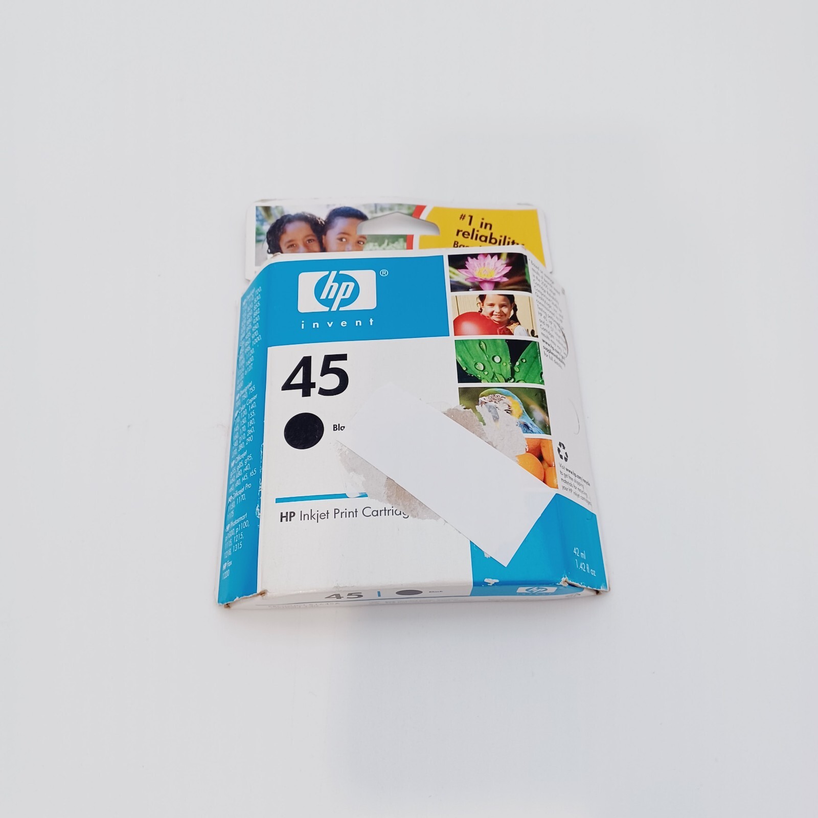 Genuine HP 45 Black Ink Cartridge 51645a Exp May 2007 for sale online ...