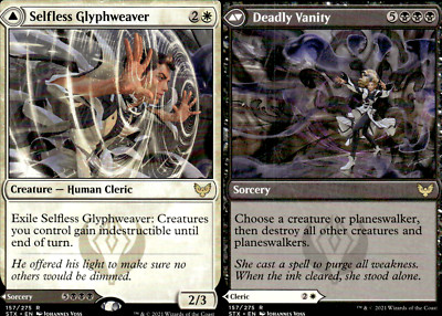 Magic the Gathering- MTG-Selfless Glyphweaver/Deadly Vanity | eBay