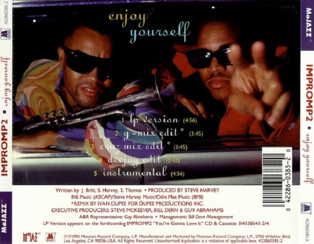 IMPROMP2 Enjoy Yourself CD | eBay