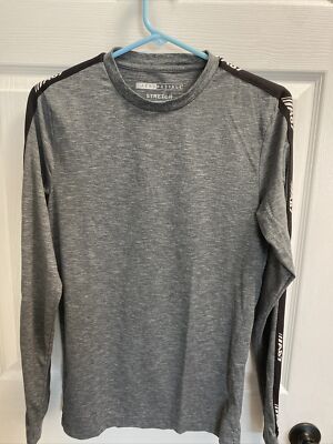 NEW Aeropostale Mens Sz XS Gray Stretch Long Sleeve Active Shirt A87 ...