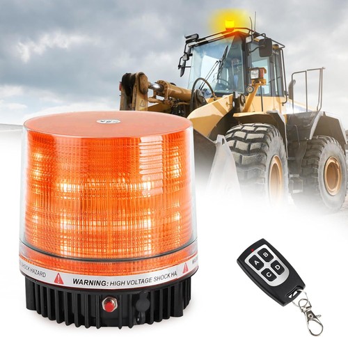Amber LED Strobe Light Magnetic Rechargeable Emergency Wireless Beacon ...
