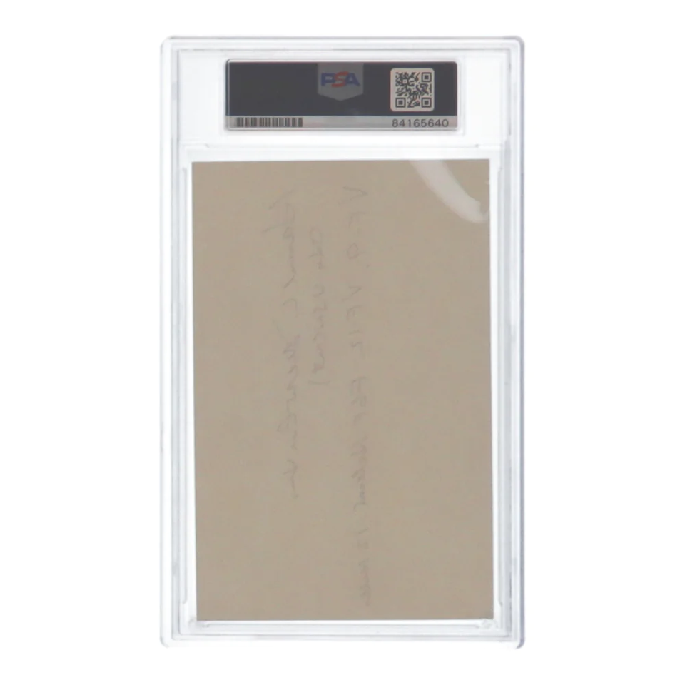 Hamilton McWhorter III Signed Cut with Inscription (PSA) - US Navy WWII ...