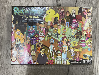 Rick and Morty Total Rickall Cooperative Card Game 2016 Cryptozoic ...