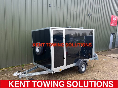 NEW Tickners GP955 9ft x 5ft x 5ft Box Trailer + Roof Bars and Side ...