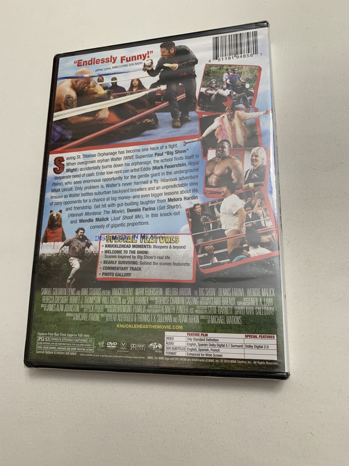 Knucklehead DVD, Lurie Poston, Melora Hardin, Mark Feuerstein, The Big Show, Mic 651191948581| eBay