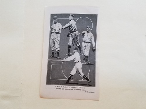 Dodgers 1910 Team Picture Jake Daubert Nap Rucker John Hummel George ...
