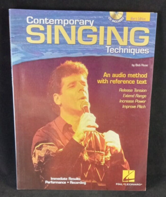 Contemporary Singing Techniques Men's Edition Music Book and CD | eBay ...