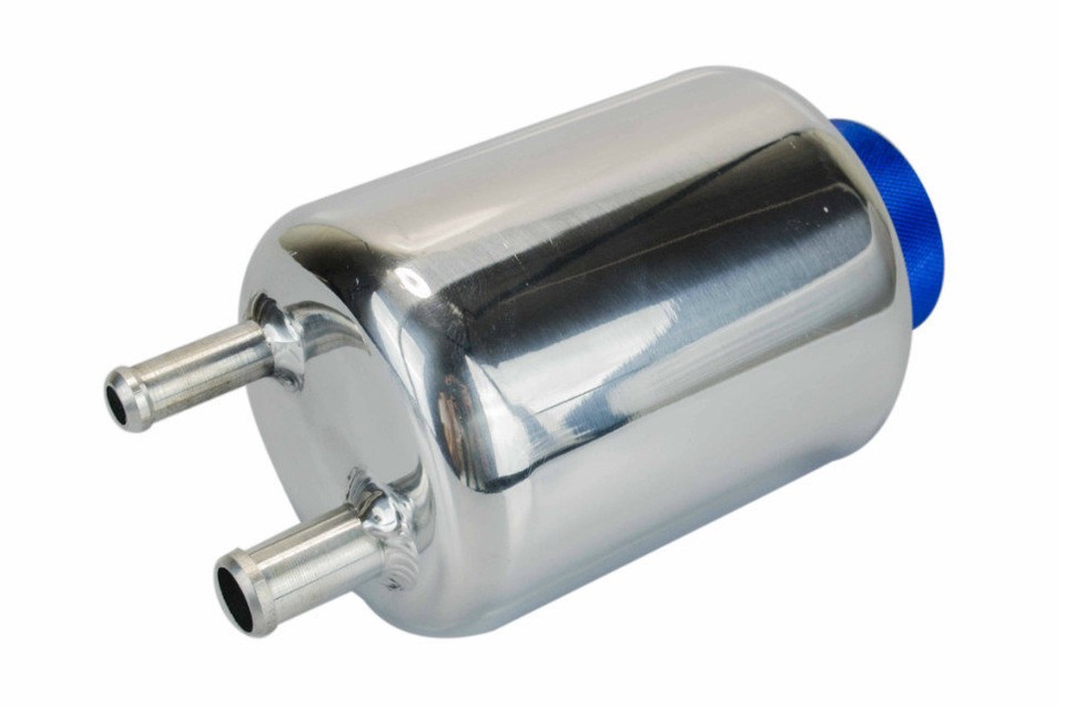 New Aluminum Fuel Cell Car Power Steering Tank Reservoir Tank Breather ...