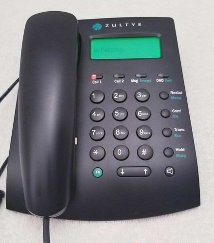 Zultys Zip 2x2 IP Phone with Power Supply Warranty Display MX30 VoIP ...