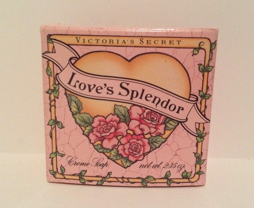 2 Victoria's Secret LOVE'S SPLENDOR Creme Soap Bars VINTAGE 2.35 oz ...