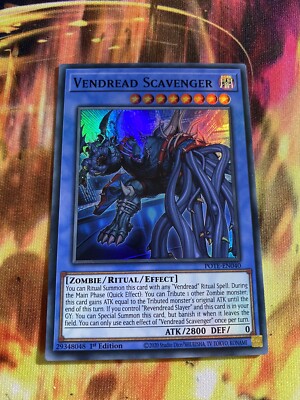 Yugioh - Vendread Scavenger - POTE-EN040 - Super Rare - 1st Edition ...