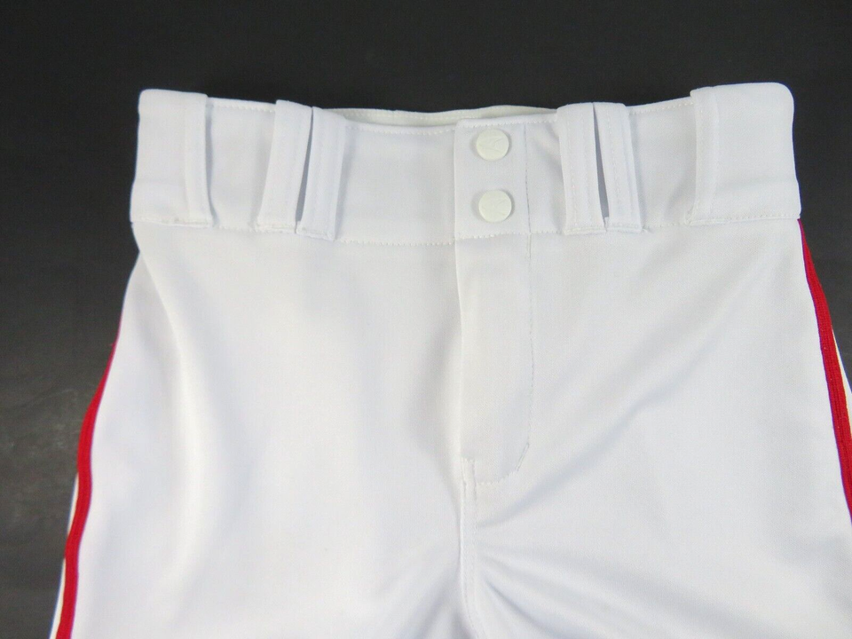 Champro Baseball Pants White Red Pinstripe Leg Youth Medium Unisex | eBay