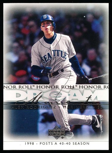 Alex Rodriguez 2002 Upper Deck Honor Roll Card# 85 | eBay
