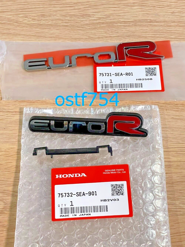 Acura Genuine TSX Honda Accord CL7 CL9 04-08 Front Rear Euro R Emblem ...