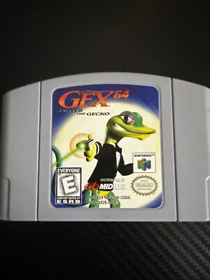 Gex 64 Enter the Gecko (N64 Nintendo 64, 1997) Cartridge Only Tested ...